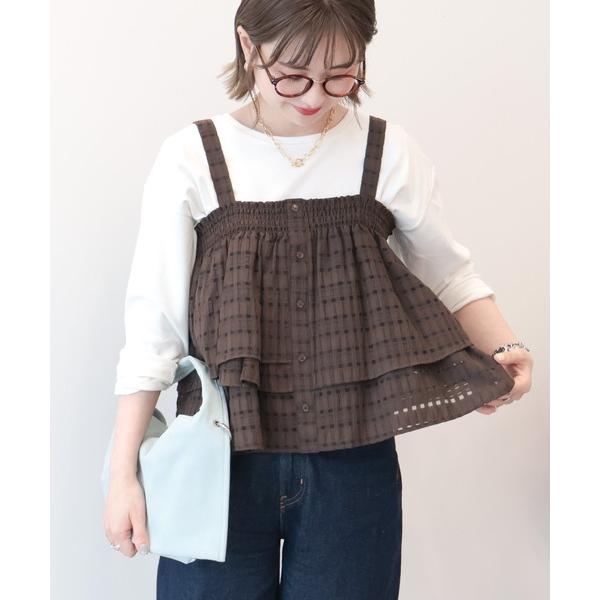 『タイムセール実施中』ZOZO問い合わせ番号:105269838ショップ:AMERICAN HOLIC，アメリカンホリックブランド:AMERICAN HOLIC，アメリカンホリック商品名:シアーチェックビスチェカテゴリ:トップス>ベス...