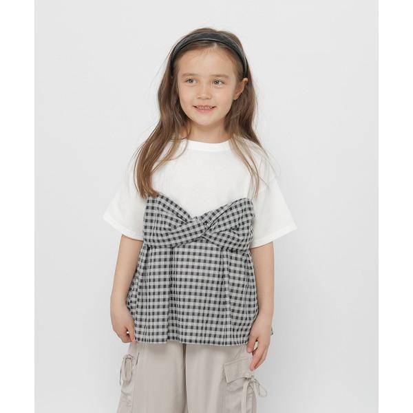 ZOZO問い合わせ番号:105269887ショップ:GLOBAL WORK，グローバルワークブランド:GLOBAL WORK，グローバルワーク商品名:ヘビロッTEEビスチェドッキング半袖/655728カテゴリ:トップス>Tシャツ/カッ...