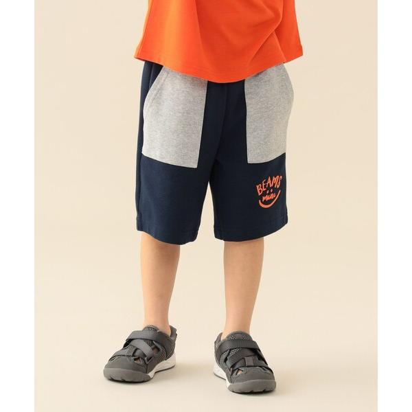 ZOZO問い合わせ番号:105270066ショップ:BEAMS HEART，ビームスハートブランド:BEAMS mini，ビームスミニ商品名:リップル スマイル ショーツ 2026SS (90〜140cm)  外遊び プチプラ 通園 通学カ...