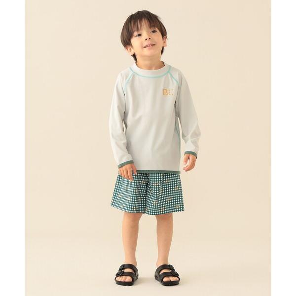 ※このアイテムは返品・交換対象外商品です。ZOZO問い合わせ番号:105270069ショップ:BEAMS HEART，ビームスハートブランド:BEAMS mini，ビームスミニ商品名:ラッシュガード スイムショーツ セット2026SS（10...