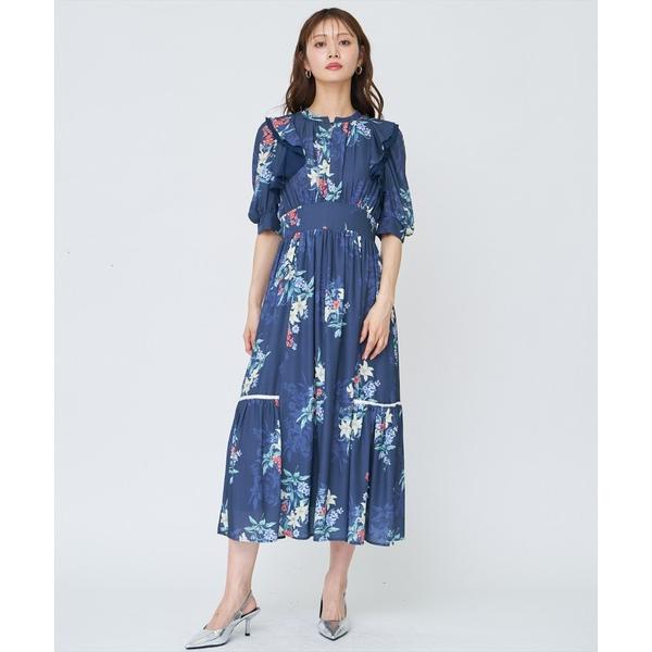 ZOZO問い合わせ番号:105270272ショップ:AND COUTURE，アンドクチュールブランド:AND COUTURE，アンドクチュール商品名:シャドーフラワーブーケワンピースカテゴリ:ワンピース/ドレス>ワンピースブランド品番...