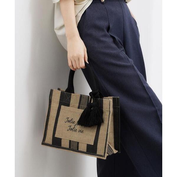 ZOZO問い合わせ番号:105270629ショップ:grove，グローブブランド:grove，グローブ商品名:アソートジュートタッセルトートカテゴリ:バッグ>トートバッグブランド品番:769-05501-2026-01素材:本体: ジ...