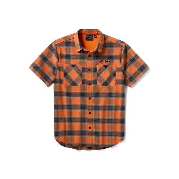 ZOZO問い合わせ番号:105271348ショップ:HARLEY-DAVIDSON，ハーレーダビッドソンブランド:Harley-Davidson，ハーレーダビッドソン商品名:H-D(R)TECH ベンテッド ストレッチ コンフォートシャツカ...