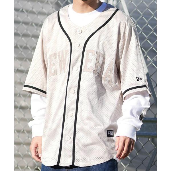 ZOZO問い合わせ番号:105271719ショップ:ムラサキスポーツ，ムラサキスポーツブランド:NEW ERA，ニューエラ，ムラサキスポーツ，ムラサキスポーツ商品名:NEW ERA/ニューエラ 半袖 ベースボールシャツ メンズ MESH B...