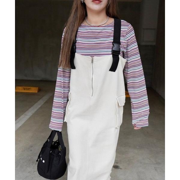 ZOZO問い合わせ番号:105271936ショップ:merrylatte，メリーラテブランド:merrylatte，メリーラテ商品名:マルチボーダーカットソー【Primaras】カテゴリ:トップス>Tシャツ/カットソーブランド品番:P...