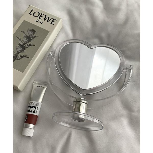 『タイムセール実施中』ZOZO問い合わせ番号:105272022ショップ:perky room，パーキールームブランド:IRADOWL，アイラドール，perky room，パーキールーム商品名:【アイラドール room】ハート型クリア卓上ミ...