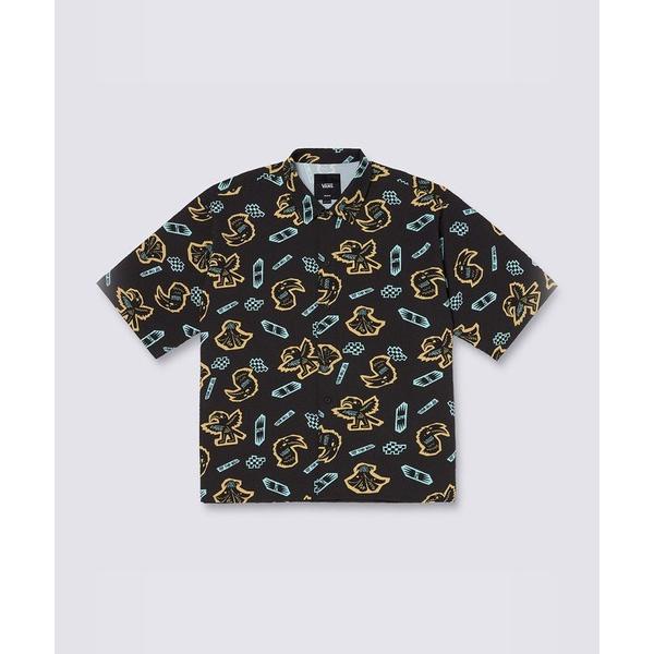 『タイムセール実施中』ZOZO問い合わせ番号:105272252ショップ:VANS，ヴァンズブランド:VANS，バンズ商品名:ファンキーアニマル シャツ / FUNKY ANIMAL SS SHIRT Black Bi VN000NNEED...
