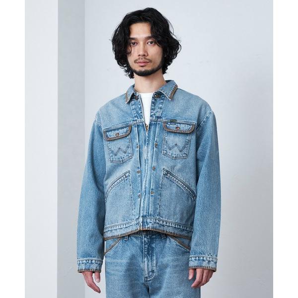 ZOZO問い合わせ番号:105272419ショップ:Lee，リーブランド:Lee，リー商品名:Wrangler/ラングラー【US ORIGINAL】24MJZ デニムジャケット ブランケットステッチカテゴリ:ジャケット/アウター>デニ...