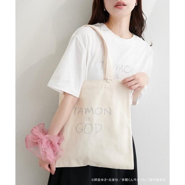 ZOZO問い合わせ番号:105272442ショップ:natural couture，ナチュラルクチュールブランド:natural couture，ナチュラルクチュール商品名:〈多聞くん今どっち！？コラボ〉TAMON IS GODキャンバスト...