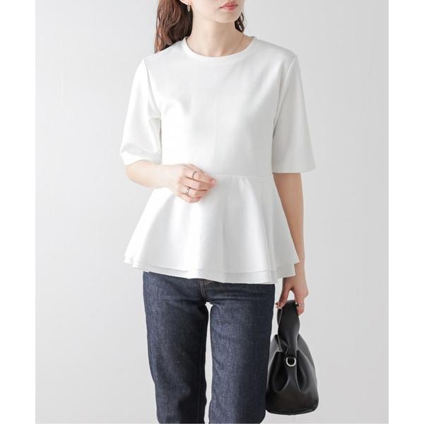 『タイムセール実施中』ZOZO問い合わせ番号:105272788ショップ:SUGAR BISKET，シュガービスケットブランド:La-gemme，ラジェム商品名:ダブルペプラムトップスカテゴリ:トップス>Tシャツ/カットソーブランド品...