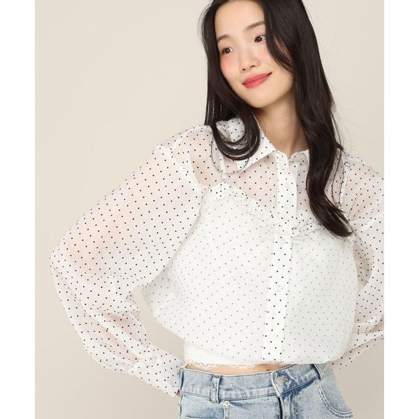 ZOZO問い合わせ番号:105273467ショップ:Heather，ヘザーブランド:Heather，ヘザー商品名:マルチWAYドッキングシャツ　666502カテゴリ:トップス>シャツ/ブラウスブランド品番:666502素材:（アイボリ...