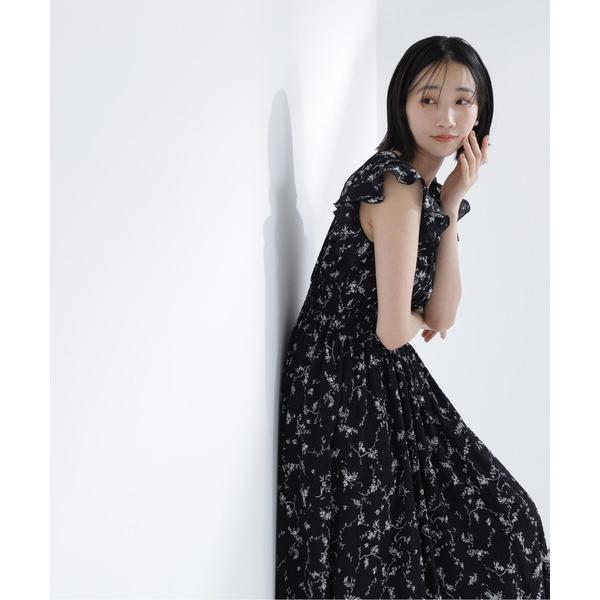 ZOZO問い合わせ番号:105273725ショップ:NATURAL BEAUTY BASIC，ナチュラルビューティーベーシックブランド:NATURAL BEAUTY BASIC，ナチュラルビューティーベーシック商品名:フラワープリントフリル...