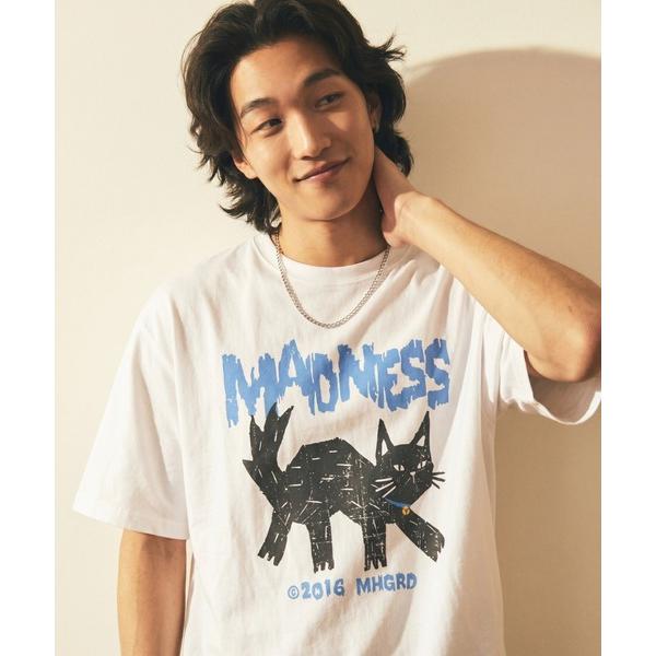 ZOZO問い合わせ番号:105273939ショップ:mahagrid，マハグリッドブランド:MAHAGRID，マハグリッド商品名:『mahagrid/マハグリッド』MADNESS CAT TEE/マッドネス キャット Tシャツカテゴリ:トッ...