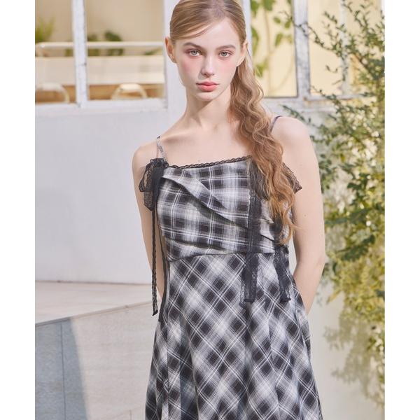 『タイムセール実施中』ZOZO問い合わせ番号:105273946ショップ:Heather，ヘザーブランド:Heather，ヘザー商品名:バイアスチェックフレアキャミワンピース　666487カテゴリ:ワンピース/ドレス>ワンピースブラン...