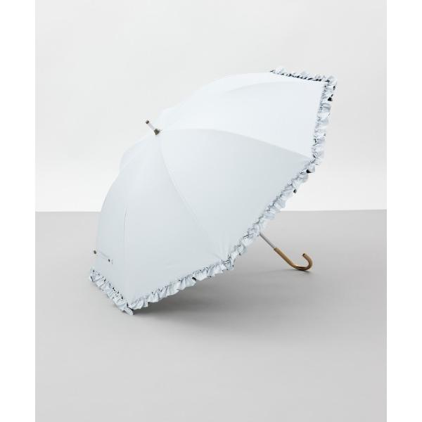 ZOZO問い合わせ番号:105273959ショップ:AURORA，オーロラブランド:dazzlin，ダズリン，AURORA，オーロラ商品名:【dazzlin(ダズリン)】無地フリル晴雨兼用傘（長傘）カテゴリ:ファッション雑貨>長傘ブラ...