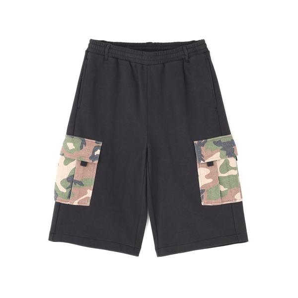 ZOZO問い合わせ番号:105274127ショップ:AVIREX，アヴィレックスブランド:AVIREX，アヴィレックス商品名:《直営店限定》 SWEAT CAMO CARGO SHORTS /  スウェット カモ カーゴ ショーツ / AV...