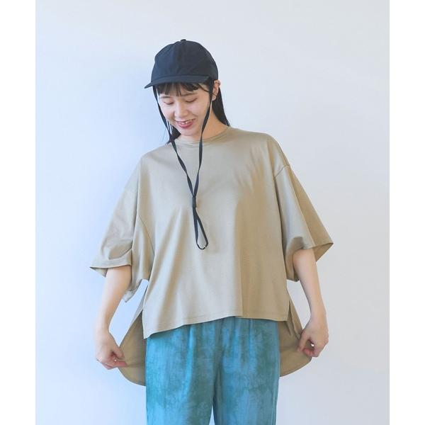 ZOZO問い合わせ番号:105274410ショップ:bulle de savon，ビュルデサボンブランド:yuni，ユニ　，bulle de savon，ビュルデサボン商品名:high count cotton wide sleeves T...