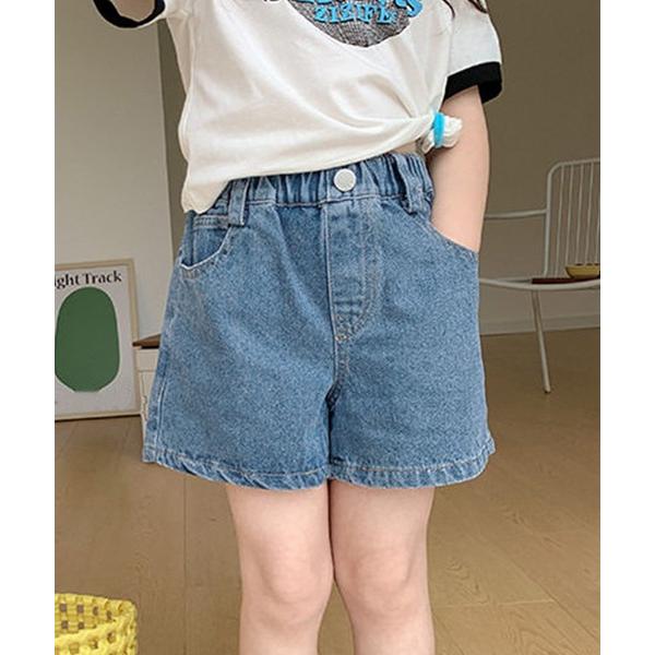 『セール実施中』ZOZO問い合わせ番号:105293659ショップ:aimoha，アイモハブランド:aimoha，アイモハ商品名:「aimoha-KIDS-」デニムショートパンツ (SS)カテゴリ:パンツ>デニムパンツブランド品番:m...
