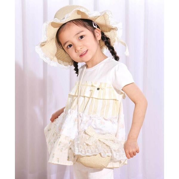 『タイムセール実施中』ZOZO問い合わせ番号:105311190ショップ:BEBE ONLINE STORE，ベベ オンラインストアブランド:SLAP SLIP，スラップスリップ商品名:モチーフ付きハット＆ポシェットカテゴリ:バッグ>...