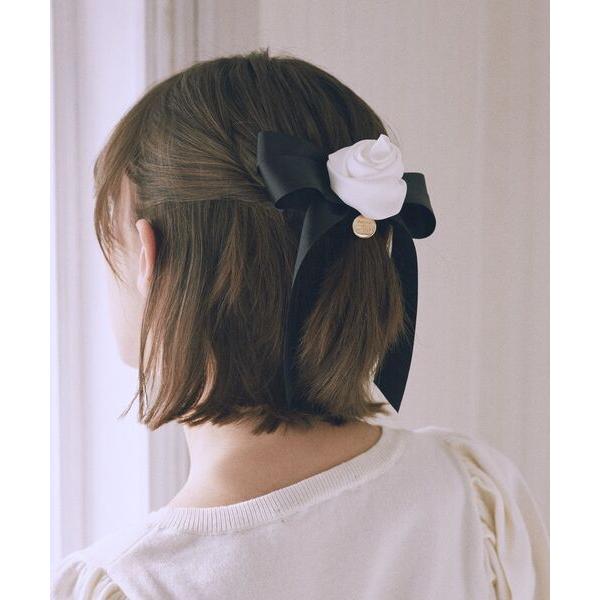 ZOZO問い合わせ番号:105311360ショップ:Maison de FLEUR，メゾン ド フルールブランド:Maison de FLEUR，メゾンドフルール商品名:イースターローズリボンバレッタカテゴリ:ヘアアクセサリー>バレッ...
