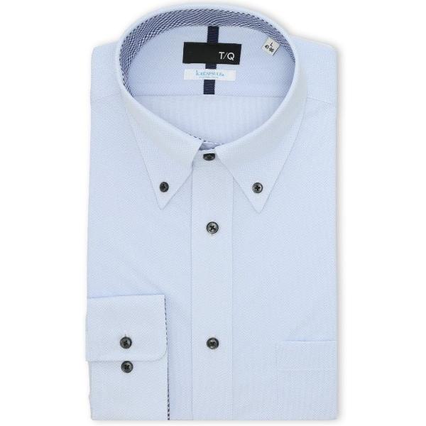 『タイムセール実施中』ZOZO問い合わせ番号:105311825ショップ:TAKA-Q，タカキューブランド:TAKA-Q，タカキュー商品名:【接触冷感 吸水速乾 ノンアイロン】タカキュー アイスカプセル ボタンダウン ビジネス ドレス 長袖...