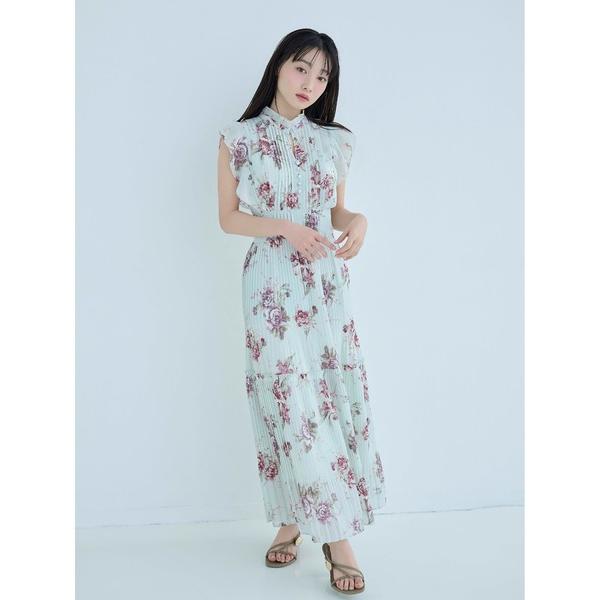 ZOZO問い合わせ番号:105311914ショップ:SNIDEL，スナイデルブランド:SNIDEL，スナイデル商品名:【販路限定サイズあり】Sustainableプリーツプリントワンピースカテゴリ:ワンピース/ドレス>ワンピースブラン...