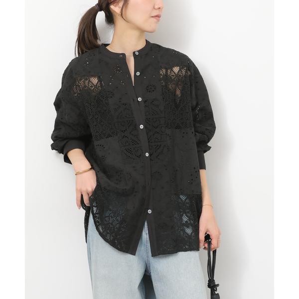 ZOZO問い合わせ番号:105312511ショップ:JOURNAL STANDARD，ジャーナルスタンダードブランド:JOURNAL STANDARD relume，ジャーナルスタンダード　レリューム商品名:《追加2》パッチワークレースシャ...