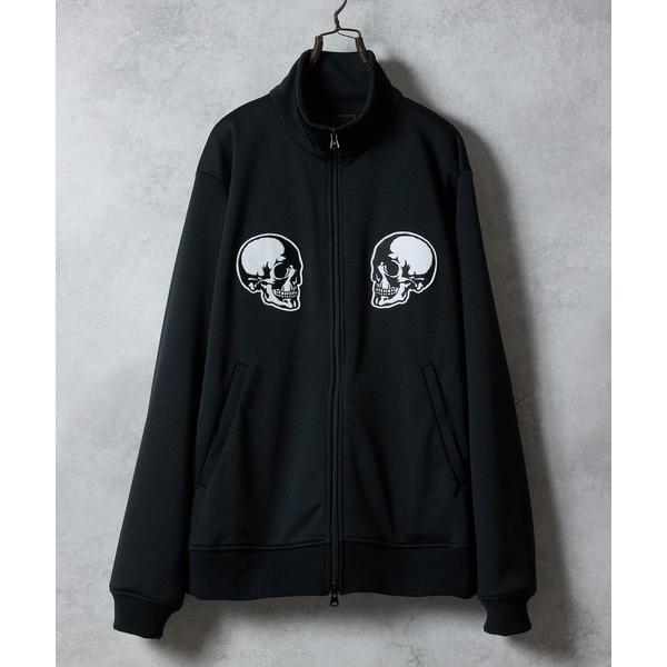 ZOZO問い合わせ番号:105312547ショップ:NUMBER (N)INE，ナンバーナインブランド:NUMBER (N)INE，ナンバーナイン商品名:2P SKULL WAPPEN  JERSEY STAND TRACK JACKET ...