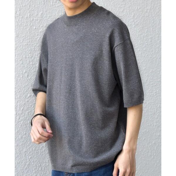 ZOZO問い合わせ番号:105312653ショップ:SHIPS，シップスブランド:SHIPS any，シップス エニィ，SHIPS，シップス商品名:SHIPS any:〈手洗い可能〉ハイゲージ ニット リネン ミックス モックネック 半袖 ...