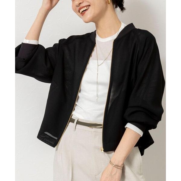 ZOZO問い合わせ番号:105312730ショップ:NOLLEY'S，ノーリーズブランド:NOLLEY'S Sophi，ノーリーズソフィ，NOLLEY'S，ノーリーズ商品名:ウォッシャブルカラミメッシュジップアップブルゾンカテゴリ:ジャケッ...