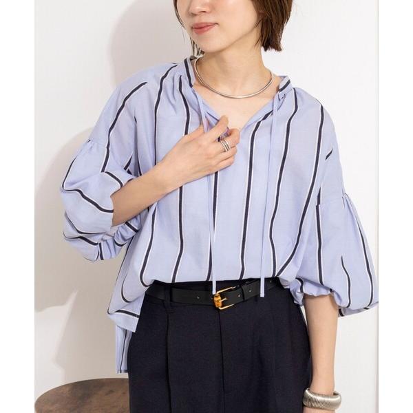 ZOZO問い合わせ番号:105312732ショップ:NOLLEY'S，ノーリーズブランド:NOLLEY'S，ノーリーズ商品名:ウォッシャブルドビーストライプブラウスカテゴリ:トップス>シャツ/ブラウスブランド品番:6-0035-3-0...