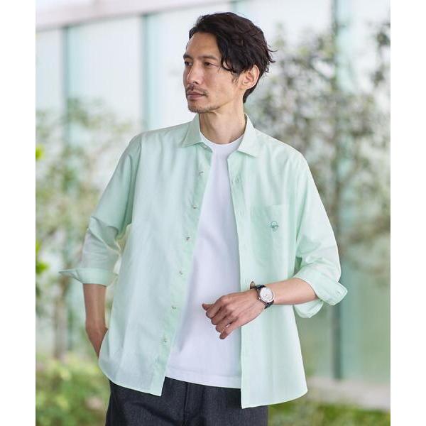 『タイムセール実施中』ZOZO問い合わせ番号:105312765ショップ:TAKEO KIKUCHI，タケオキクチブランド:TAKEO KIKUCHI，タケオキクチ商品名:【接触冷感】ハイブリッド リネン 七分袖シャツカテゴリ:トップス&g...