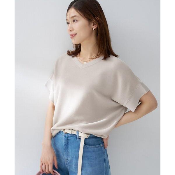 ZOZO問い合わせ番号:105312768ショップ:UNTITLED，アンタイトルブランド:UNTITLED，アンタイトル商品名:【古畑星夏さん着用/11色展開/体型カバー】前後2WAYフレンチスリーブニットカテゴリ:トップス>ニット...