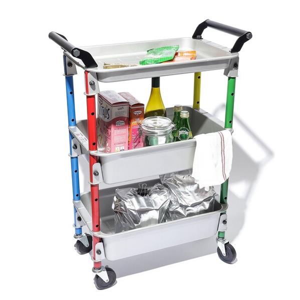 ZOZO問い合わせ番号:105312958ショップ:BEAMS MEN，ビームス メンブランド:bpr BEAMS，ビーピーアール ビームス 商品名:【別注】TOYO / 3段式ツールワゴン TWR-4SVカテゴリ:インテリア>収納グ...