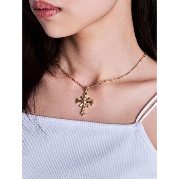 ZOZO問い合わせ番号:105313300ショップ:GYDA，ジェイダブランド:GYDA，ジェイダ商品名:JEYSUS sacred edge crossネックレスカテゴリ:アクセサリー>ネックレスブランド品番:07263091290...
