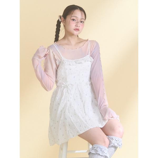 ZOZO問い合わせ番号:105313812ショップ:merry jenny，メリージェニーブランド:merry jenny，メリージェニー商品名:sistars cami onepieceカテゴリ:ワンピース/ドレス>ワンピースブラン...