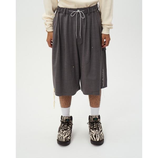 ZOZO問い合わせ番号:105314597ショップ:DISCOVERED，ディスカバードブランド:DISCOVERED，ディスカバード商品名:SUMMER WOOL LOOPING WIDE SHORTSカテゴリ:パンツ>スラックスブ...