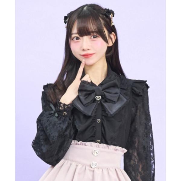 ZOZO問い合わせ番号:105314846ショップ:Secret Honey，シークレットハニーブランド:Secret Honey，シークレットハニー商品名:ギャザーラッフルレース袖ブラウスカテゴリ:トップス>シャツ/ブラウスブランド...