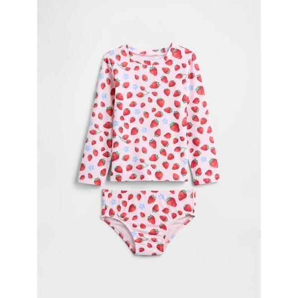 『タイムセール実施中』※このアイテムは返品・交換対象外商品です。ZOZO問い合わせ番号:105314915ショップ:GAP，ギャップブランド:GAP，ギャップ商品名:babyGap 2ピース ラッシュガードカテゴリ:水着/着物・浴衣>...