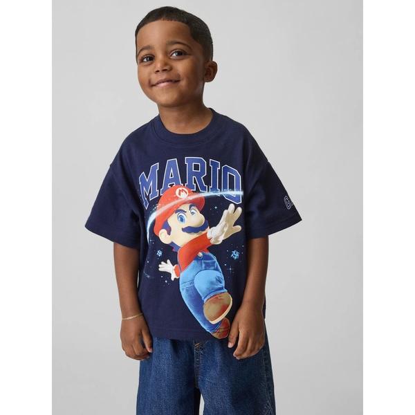 ZOZO問い合わせ番号:105314929ショップ:GAP，ギャップブランド:GAP，ギャップ商品名:スーパーマリオブラザーズ オーバーサイズ グラフィックTシャツ (幼児)カテゴリ:トップス>Tシャツ/カットソーブランド品番:877...