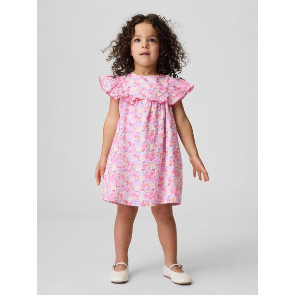 『タイムセール実施中』ZOZO問い合わせ番号:105314936ショップ:GAP，ギャップブランド:GAP，ギャップ商品名:フローラル ラッフルフリル ワンピース (幼児・ベビー)カテゴリ:ワンピース/ドレス>ワンピースブランド品番:...