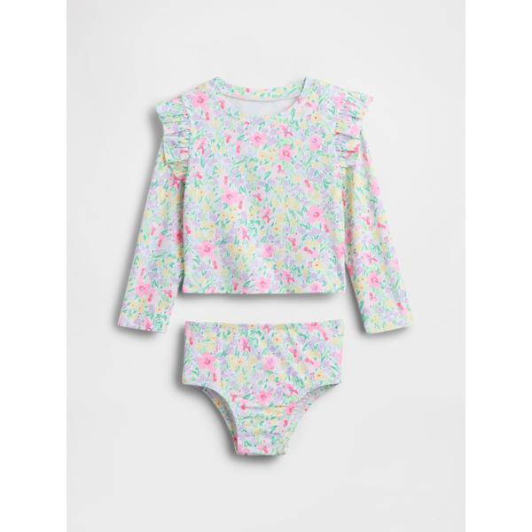 『タイムセール実施中』※このアイテムは返品・交換対象外商品です。ZOZO問い合わせ番号:105314939ショップ:GAP，ギャップブランド:GAP，ギャップ商品名:2ピースラッシュガード 水着 (幼児・ベビー)カテゴリ:水着/着物・浴衣&...