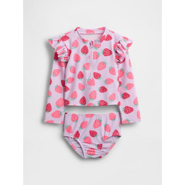 『タイムセール実施中』ZOZO問い合わせ番号:105314942ショップ:GAP，ギャップブランド:GAP，ギャップ商品名:2ピースラッシュガード 水着 (幼児・ベビー)カテゴリ:水着/着物・浴衣>ラッシュガードブランド品番:8819...