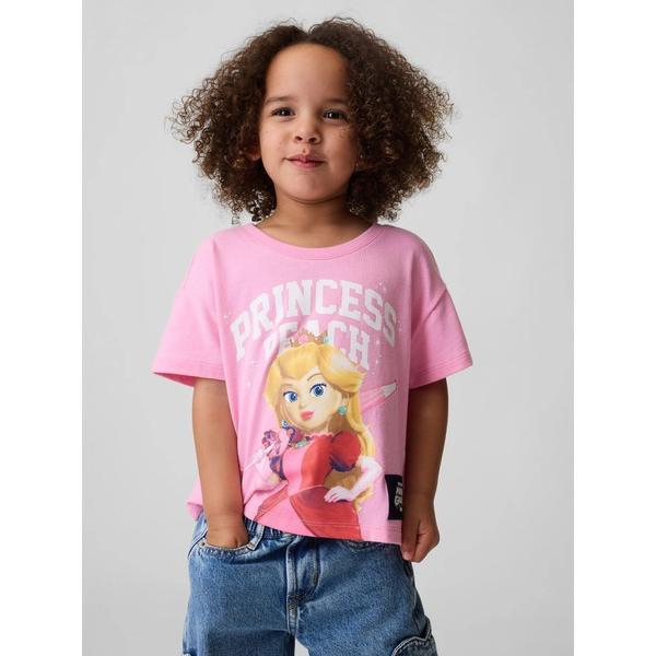 ZOZO問い合わせ番号:105314946ショップ:GAP，ギャップブランド:GAP，ギャップ商品名:ピーチ姫 グラフィックTシャツ (幼児)カテゴリ:トップス>Tシャツ/カットソーブランド品番:882122素材:コットン100%カラ...