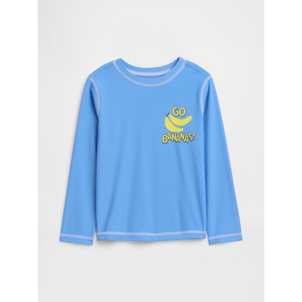 『タイムセール実施中』ZOZO問い合わせ番号:105314961ショップ:GAP，ギャップブランド:GAP，ギャップ商品名:babyGap グラフィック ラッシュガードカテゴリ:水着/着物・浴衣>ラッシュガードブランド品番:88718...