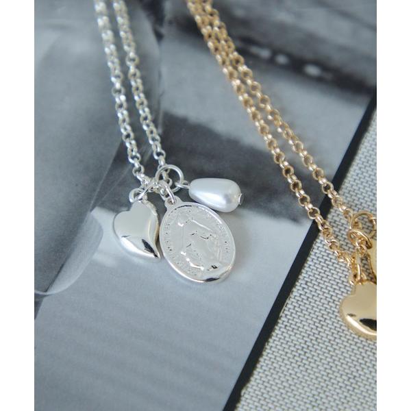 ZOZO問い合わせ番号:105315331ショップ:VIS，ビスブランド:VIS，ビス商品名:チャームコンビチェーンネックレスカテゴリ:アクセサリー>ネックレスブランド品番:2026-A-BVZ16190素材:合金 樹脂パール 真鍮 ...