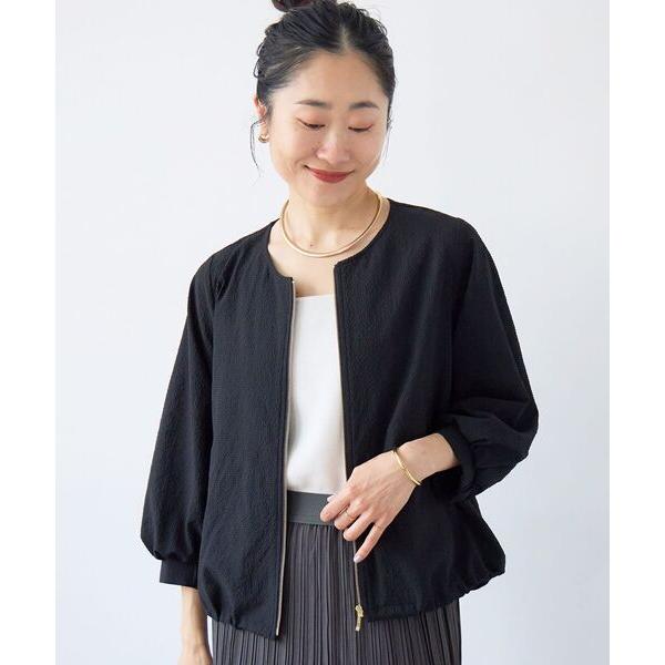 『タイムセール実施中』ZOZO問い合わせ番号:105315353ショップ:le.coeur blanc，ルクールブランブランド:le.coeur blanc，ルクールブラン商品名:カラミタンブラータックスリーブブルゾンカテゴリ:ジャケット/...