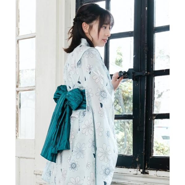 ZOZO問い合わせ番号:105315764ショップ:ROBE FAMILLE，ローブファミーユブランド:ALICE MAGIC，アリスマジック商品名:浴衣 キッズ 2点セット 女の子 和柄 兵児帯カテゴリ:水着/着物・浴衣>浴衣ブラン...