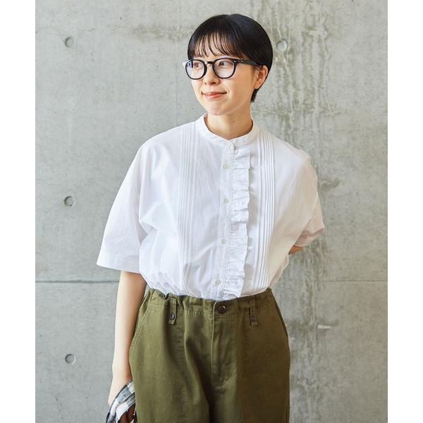 ZOZO問い合わせ番号:105316039ショップ:PAR ICI，パーリッシィブランド:PAR ICI，パーリッシィ商品名:グランジウォッシュ/ギンガムチェック 前立てフリルブラウスカテゴリ:トップス>シャツ/ブラウスブランド品番:...
