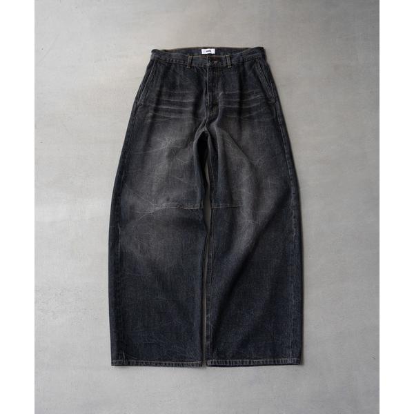 ZOZO問い合わせ番号:105316151ショップ:SINSS，シンスブランド:SINSS，シンス商品名:Vintage washed darts denim / ヴィンテージウォッシュドダーツデニムカテゴリ:パンツ>デニムパンツブラ...